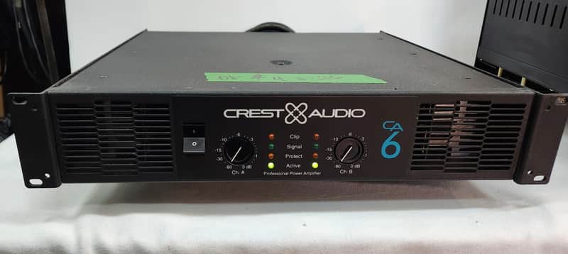 Crest Audio Professional Power Amplifier Model CA-6 Amplifier | Reverb