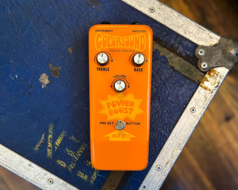 Colorsound Power Boost 18 Volt Boost Pedal | Reverb Australia