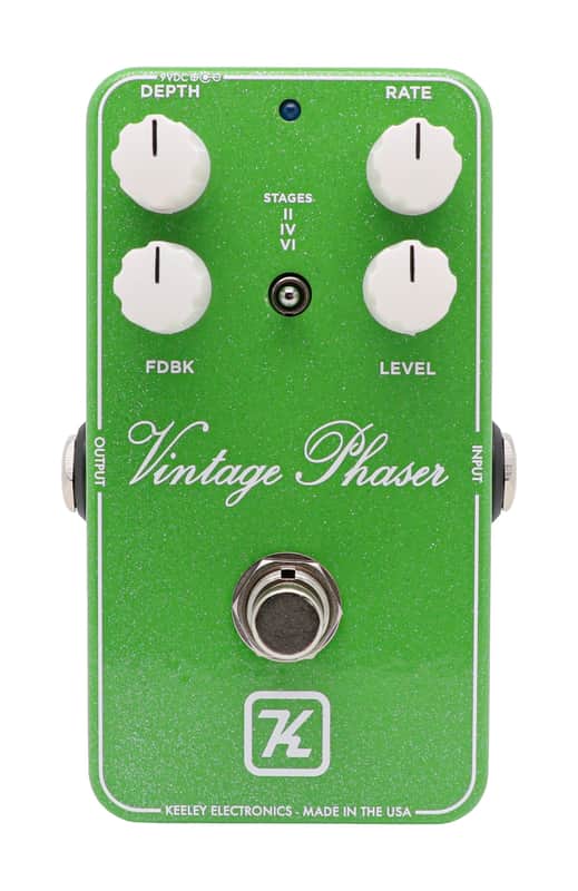 Keeley VINTAGE PHASER 2023 - Green | Reverb