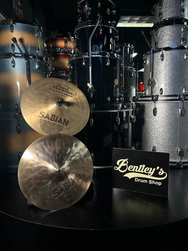 Sabian Hand Hammered 14" Manhattan Groove Hi Hats Pair (Bag | Reverb