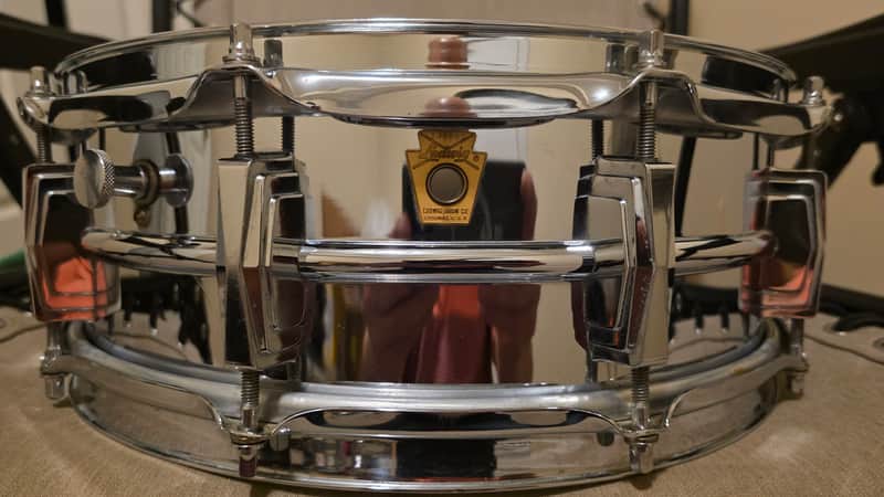 Ludwig No. 400 Supraphonic 5x14" 10-Lug Aluminum Snare Drum | Reverb