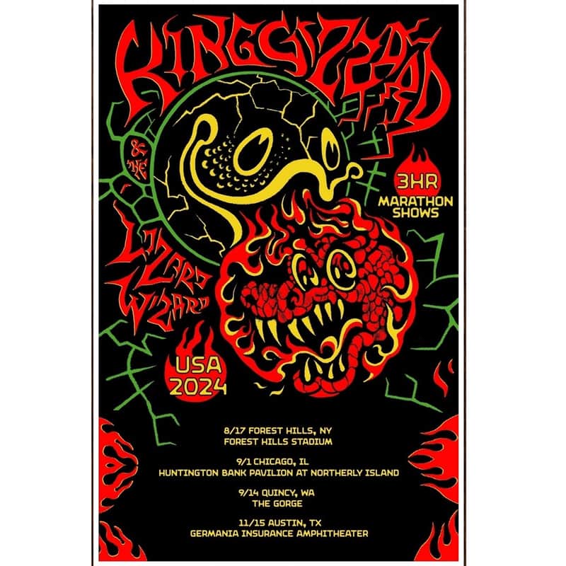 KING GIZZARD AND THE LIZARD WIZARD - USA Tour 3 Hour Marathon | Reverb