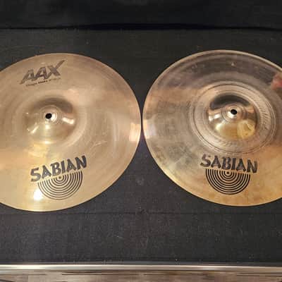 Sabian 14" AAX Stage Hi-Hat Cymbals 1030g/1510g Matched Pair | Reverb