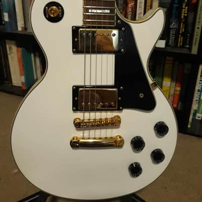 Epiphone SG Pro Alpine White AND an Epiphone Les Paul Custom | Reverb