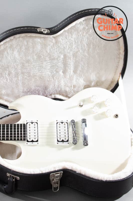 2013 Gibson SG Baritone Alpine White w/ OHSC 27" Scale | Reverb