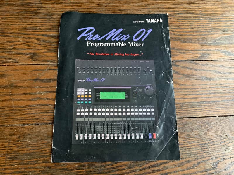 YAMAHA PRO MIX 01 PROGRAMMABLE MIXER BOOKLET- MAKE OFFER! | Reverb UK