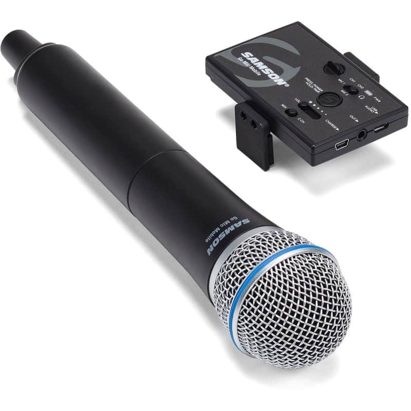 Samson Go Mic Mobile Receiver with Q8 Dynamic Handheld | Reverb