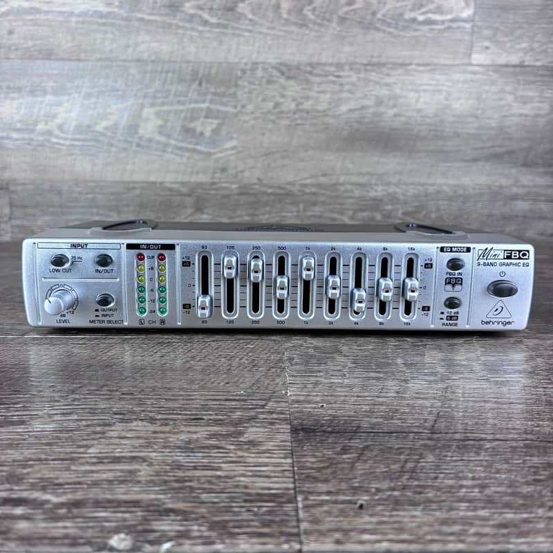 Behringer MINIFBQ FBQ800 9-Band Graphic Equalizer - USED | Reverb
