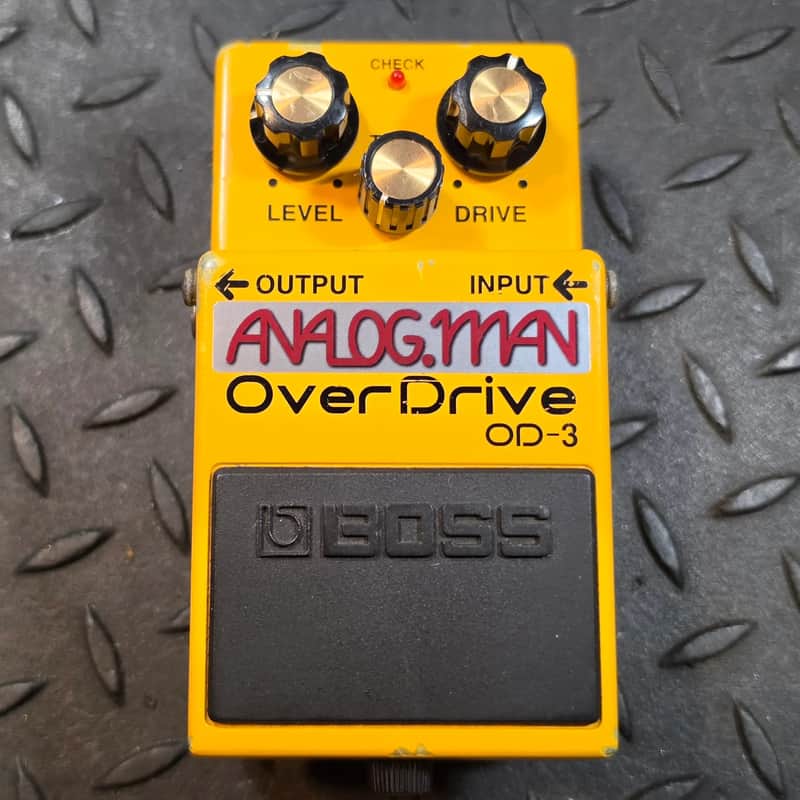 Boss OD-3 Modded Overdrive Analogman Super Mod | Reverb