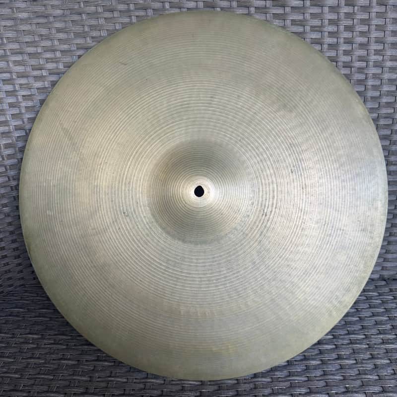 Vintage 1960s Stamp Zildjian Avedis 20” Ride Cymbal | Reverb