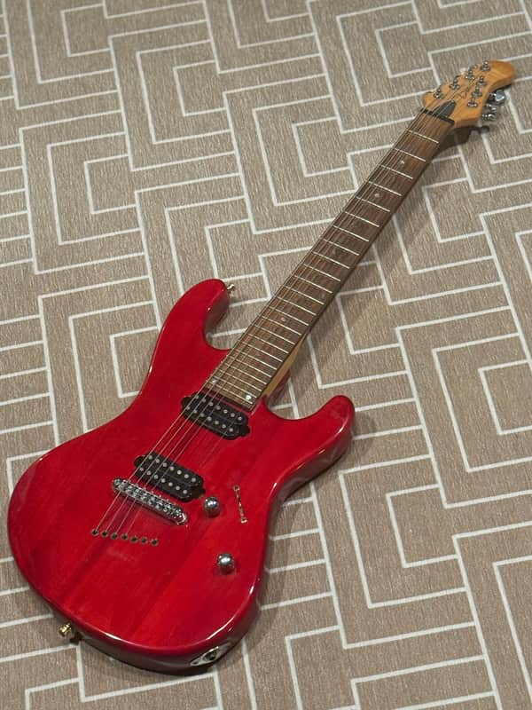 Dean Avalanche 7 2000s - Translucent Red 7-String Electric | Reverb