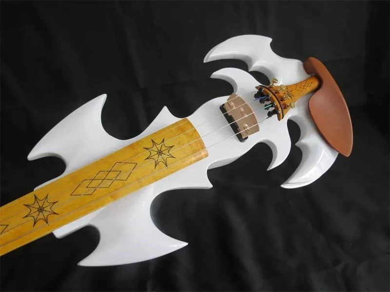 New White color SONG 4/4 electric violin maple wood | Reverb Canada