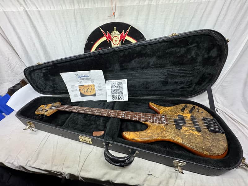 Fodera Monarch 4 iv 4-string Bass with Case 2004 - Local | Reverb