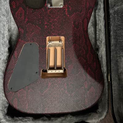 Custom Super Strat Build Snakeskin | Reverb