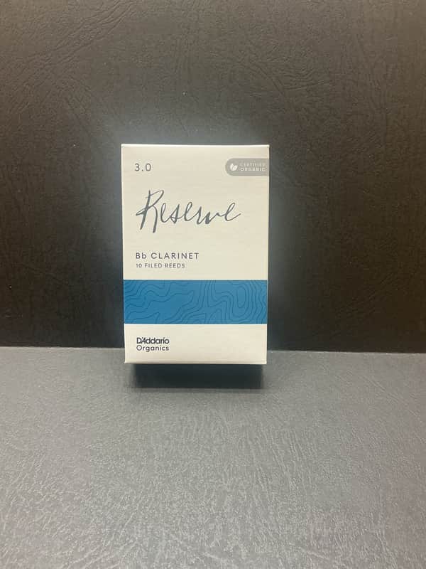 Reserve Organic 3.0 Bb Clarinet Box of Ten Reeds ODCR1030 | Reverb