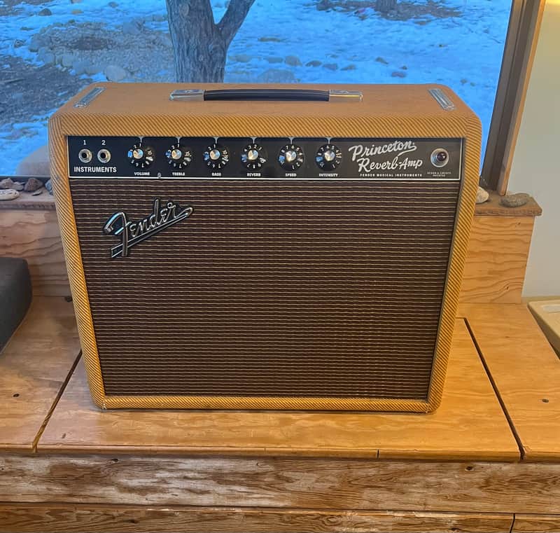 Fender 65 Princeton reverb limited edition 15-watt - Tweed | Reverb