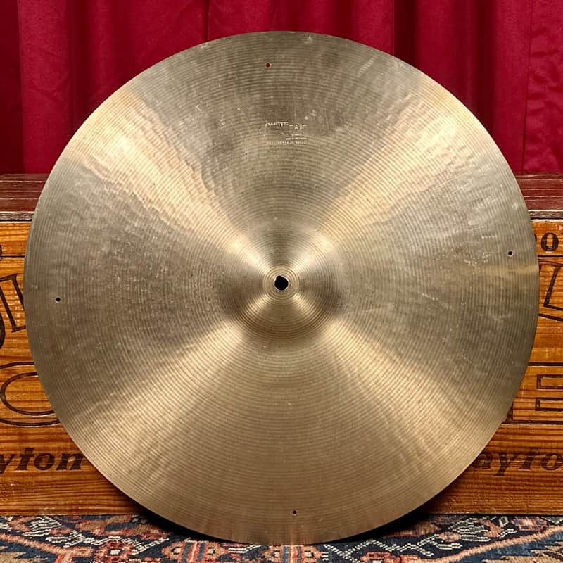 20" Paiste Formula 602 Pre-Serial 1960s Ride Cymbal 2454g | Reverb