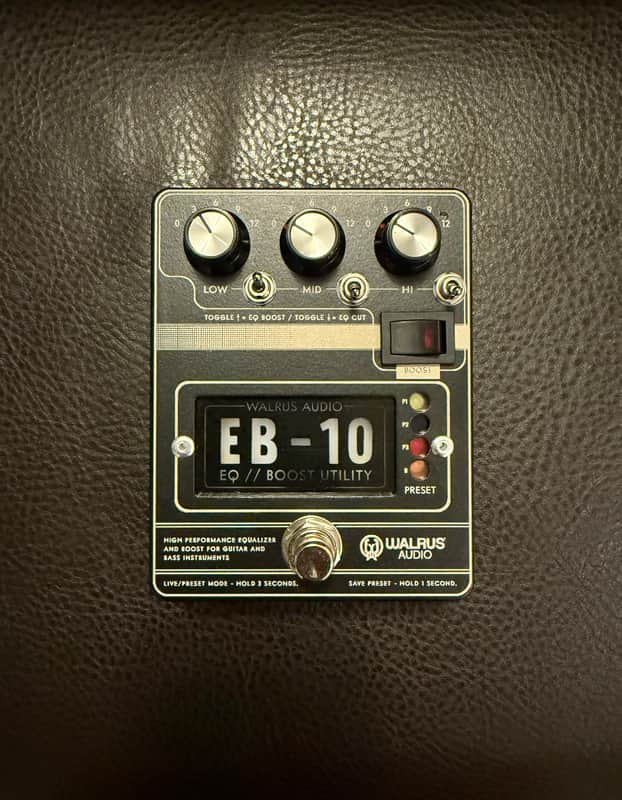 Walrus Audio EB-10 Preamp/EQ/Boost 2020 - Matte Black | Reverb