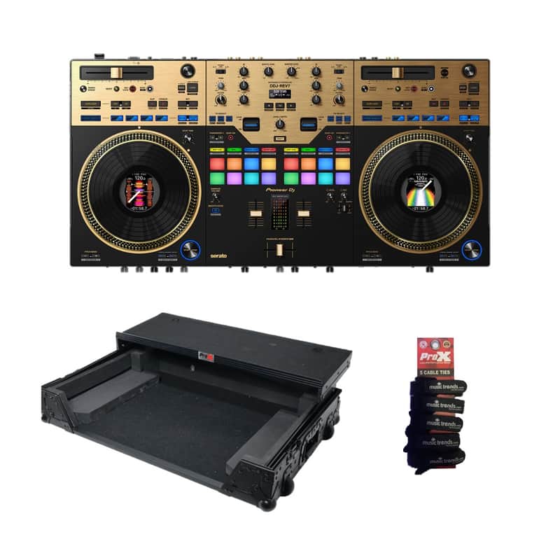 Pioneer DJ DDJ-REV7 Limited Edition Gold DJ Controller w/ | Reverb