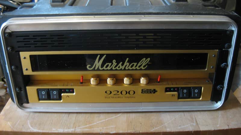 Marshall 9200 Dual Mono-Block Amplifier with RARE Footswitch | Reverb