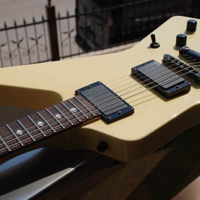 ESP Mx-220 James Hetfield Eet Fuk Olympic White Metallica | Reverb