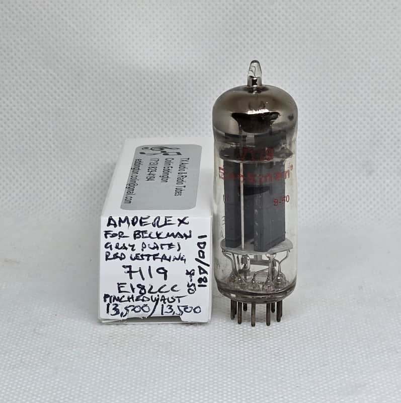 ***RARE*** Pinched Waist Amperex Made For Beckman 7119 Gray | Reverb