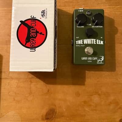 Wren and Cuff White Elk Small Foot Fuzz 2010s - White | Reverb
