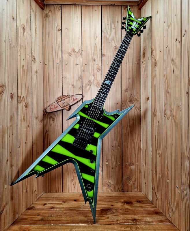 Dean Dimebag, Dime Razorback, Slime Green Bumblebee, mit | Reverb