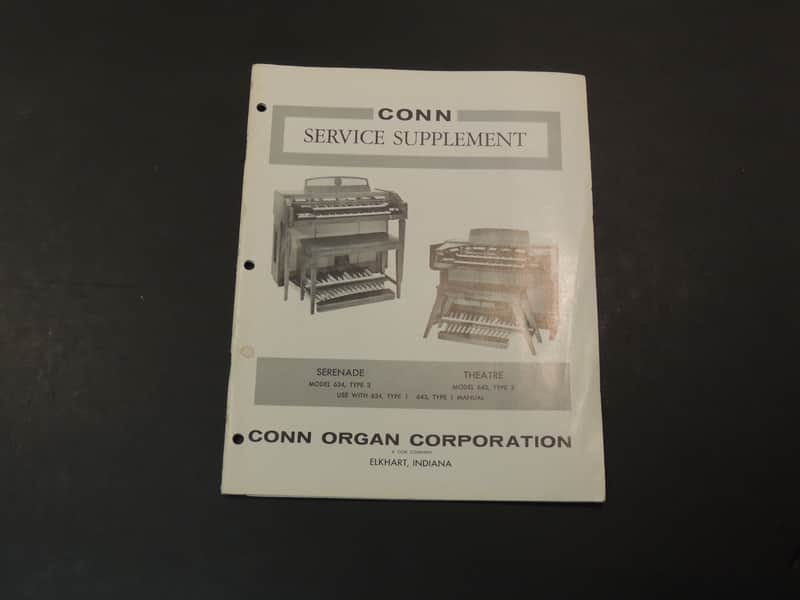 Conn Serenade Moel 634 Type 3 & Theatre Model 643 Type 3 | Reverb