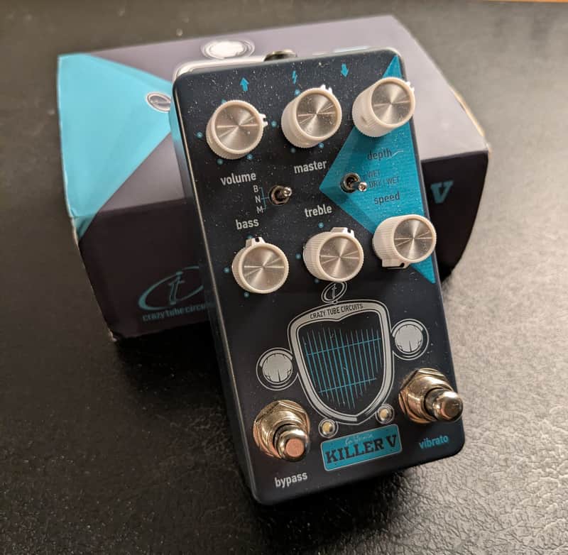 Crazy Tube Circuits Killer V Overdrive and Vibrato pedal | Reverb