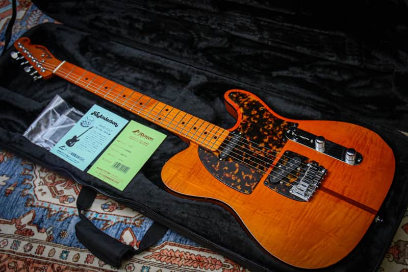 H.S. Anderson MIJ HS-1 Mad Cat LTD Reissue "Trans Amber + | Reverb