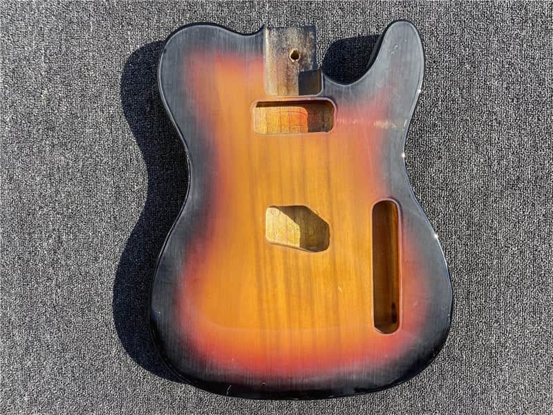 Tobacco Burst Guitar Telecaster Tele Style Body | Reverb UK
