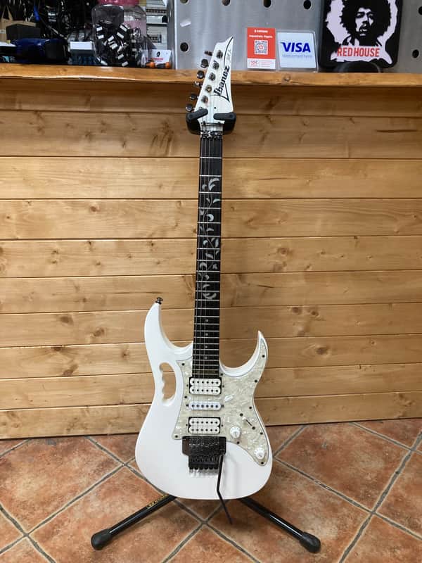 Ibanez JEM 555 WH Steve Vai - White | Reverb