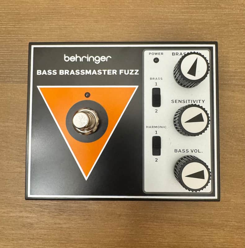 Behringer Bass Brassmaster Fuzz Pedal 2025 - Black/Orange | Reverb
