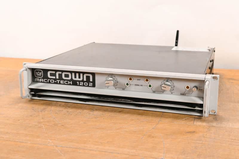 Crown Macro-Tech 1202 2-Channel Power Amplifier CG01S5P | Reverb UK