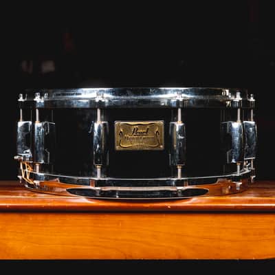 '90s Pearl 14 x 16.5" Master Custom Maple Snare Drum, Piano | Reverb