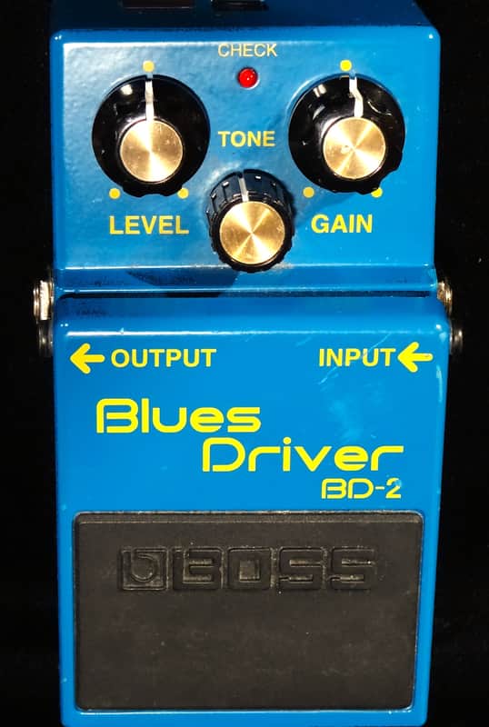 Boss BD-2 Blues Driver (Silver Label) 1995 - Present - Blue | Reverb