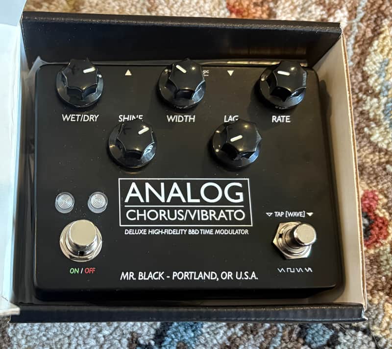 Mr. Black Analog Chorus Vibrato 2023 - Black | Reverb