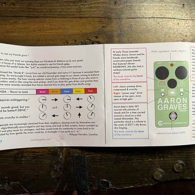 Caroline Guitar Company Aaron Graves Overdrive 2026 - Surf | Reverb
