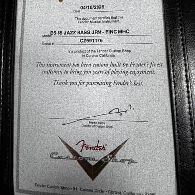 Fender Custom Shop 1965 JOURNEYMAN Jazz Bass, Faded Inca | Reverb
