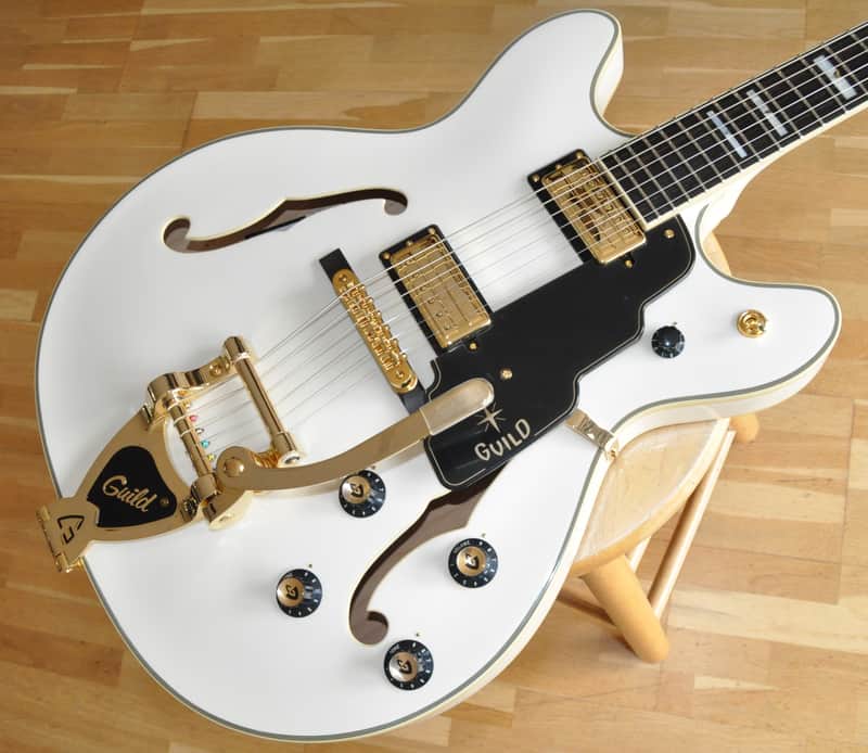 GUILD Starfire VI SCWH Snowcrest White / Limited Edition / | Reverb