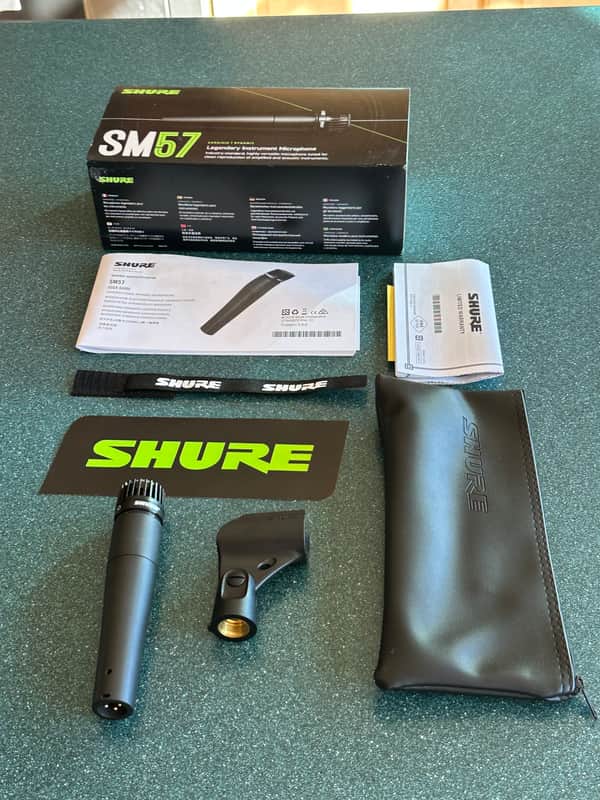 Shure SM57 Cardioid Dynamic Microphone 1984 - Present - Black | Reverb
