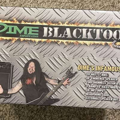 Dime Blacktooth 20W 1x10 Guitar Combo Amplifier 2011 - Black | Reverb