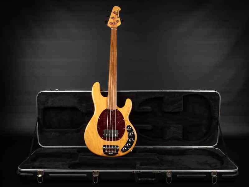 2000 Ernie Ball Music Man StingRay 4 H Fretless Piezo 3 Band | Reverb