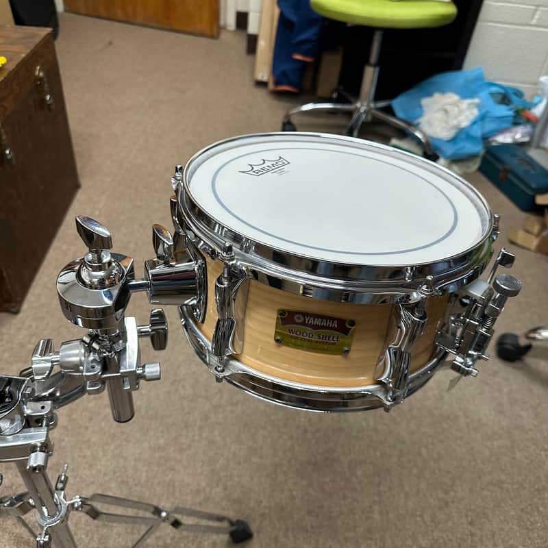 Yamaha 10"x5" Wood Shell Popcorn Side Snare, Ball & Socket | Reverb