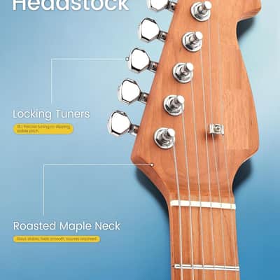 Character Electric Guitar with Roasted Maple Neck, SSH Active | Reverb