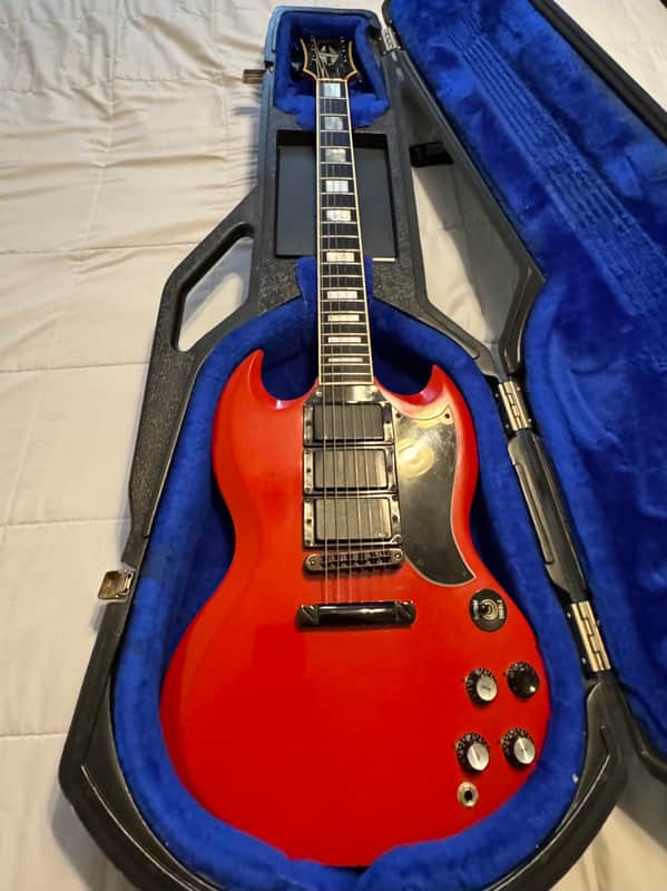 Gibson Showcase Edition SG Custom 1988 - Ferrari Red | Reverb