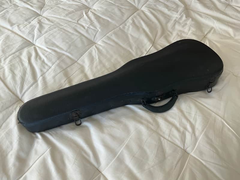 Violin case Mid-1900’s - Black leather | Reverb