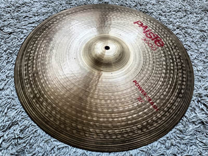 PAISTE 3000 RED LABEL POWER CRASH 20" | Reverb