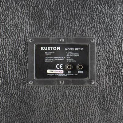 Used Kustom KPC15 15" Passive PA Speakers (Pair) Very Good | Reverb